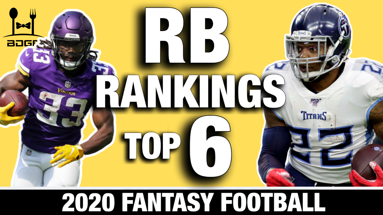Top 12 Running Backs Rankings for 2020 Fantasy Football (Part I) – BDGE ...