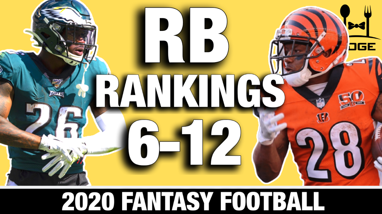 Top 12 Running Backs Rankings for 2020 Fantasy Football (Part II) – BDGE